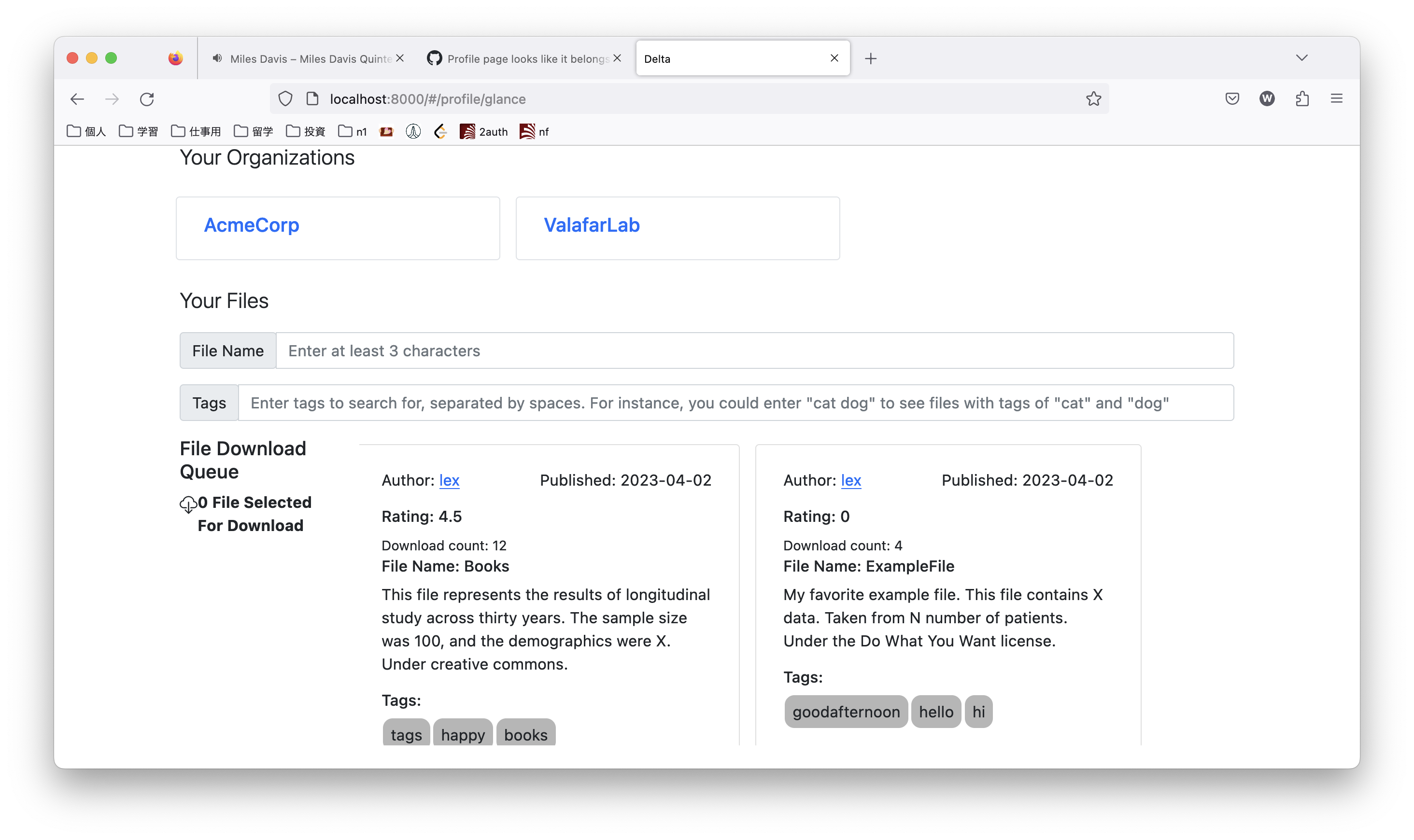 Profile page looks like it belongs in a different app · Issue #440 · SCCapstone/Delta · GitHub