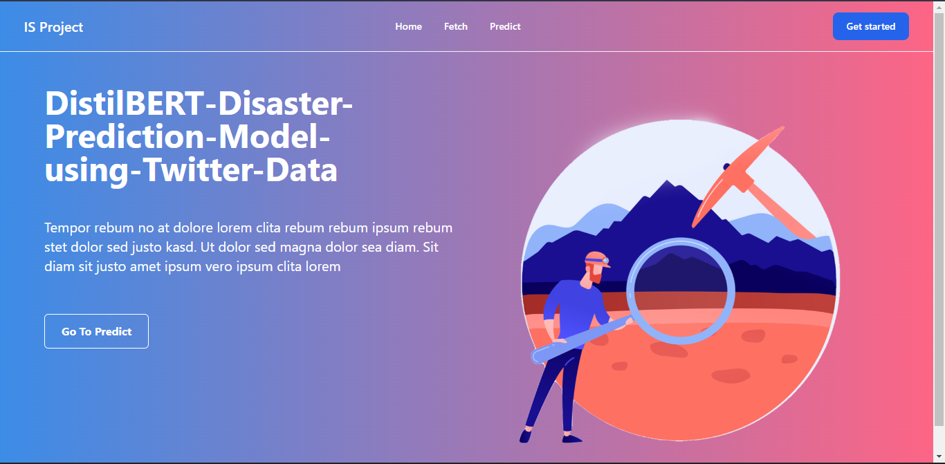 Github Shemmwanzadistilbert Disaster Prediction Model Using Twitter Data 