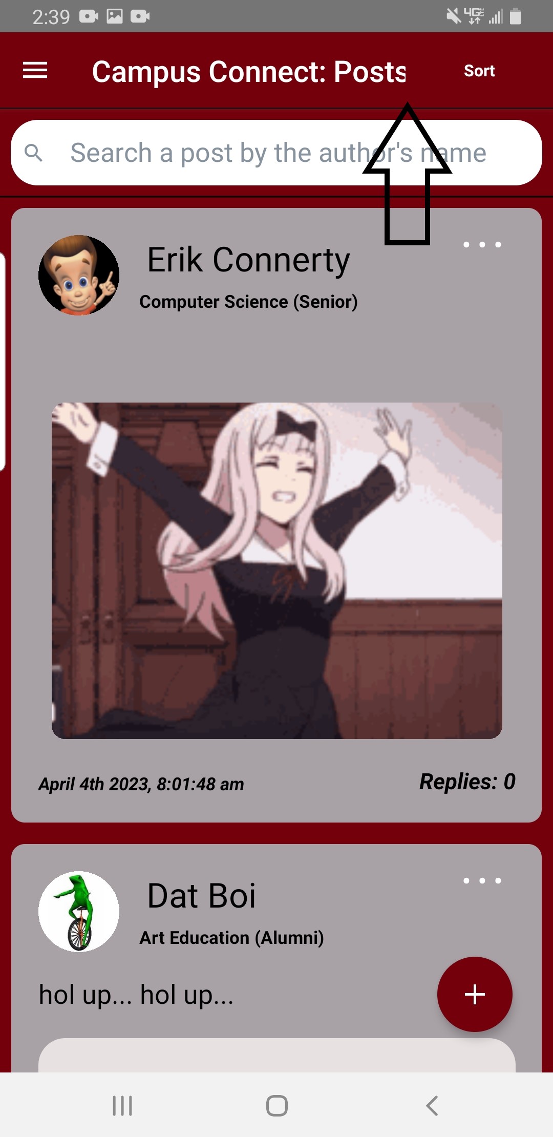 Header on the Home and Alumni Page is cut off by Sort Button · Issue #210 · SCCapstone ...