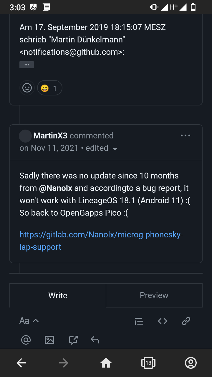 Real playstore breaks microg's detection · Issue #40 · nift4/microg_installer_revived · GitHub