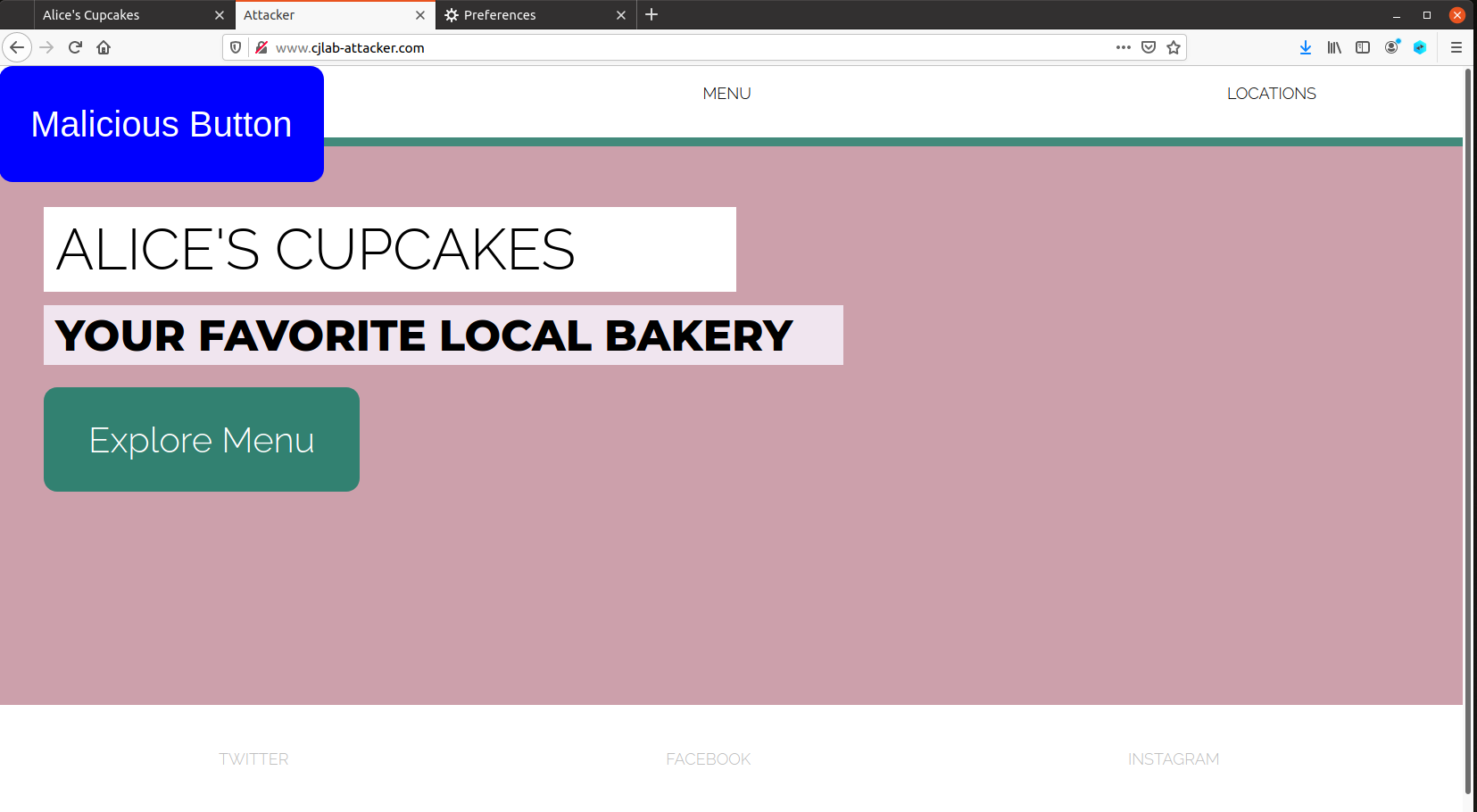 Github Marcokorcak Clickjacking
