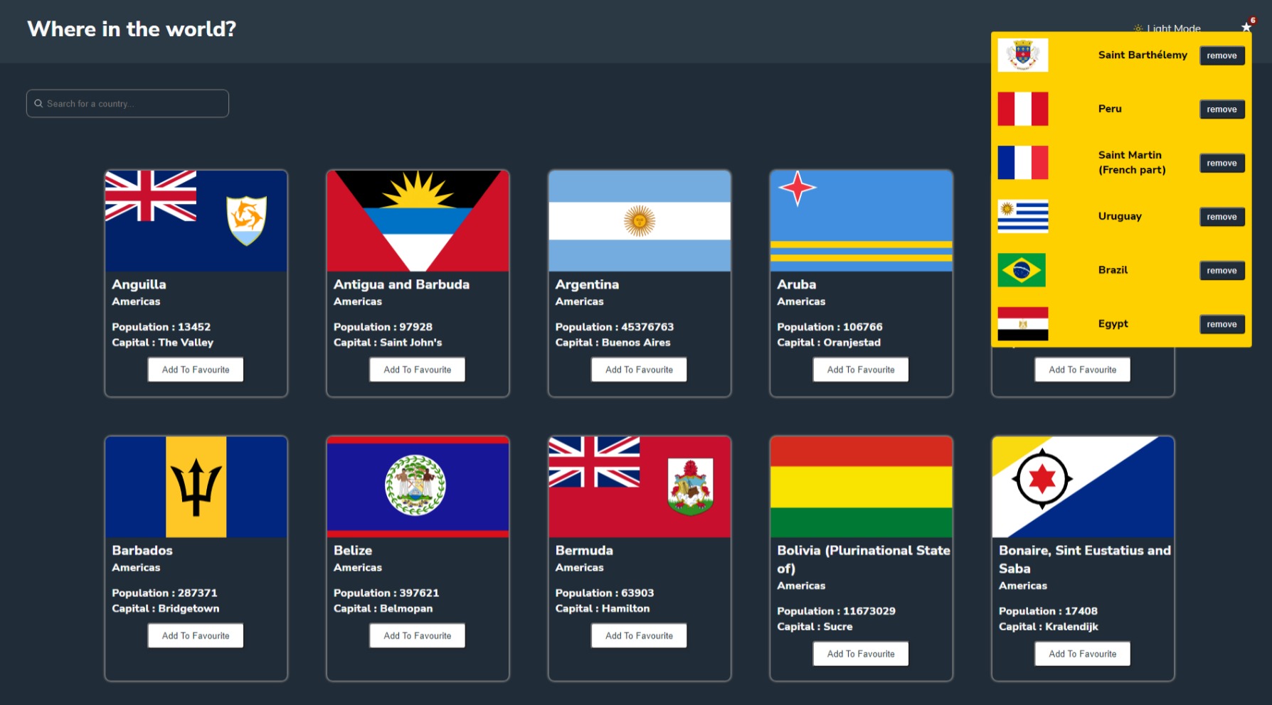 GitHub - bishoyrafat/REST-Countries-API: REST Countries API using javaScript