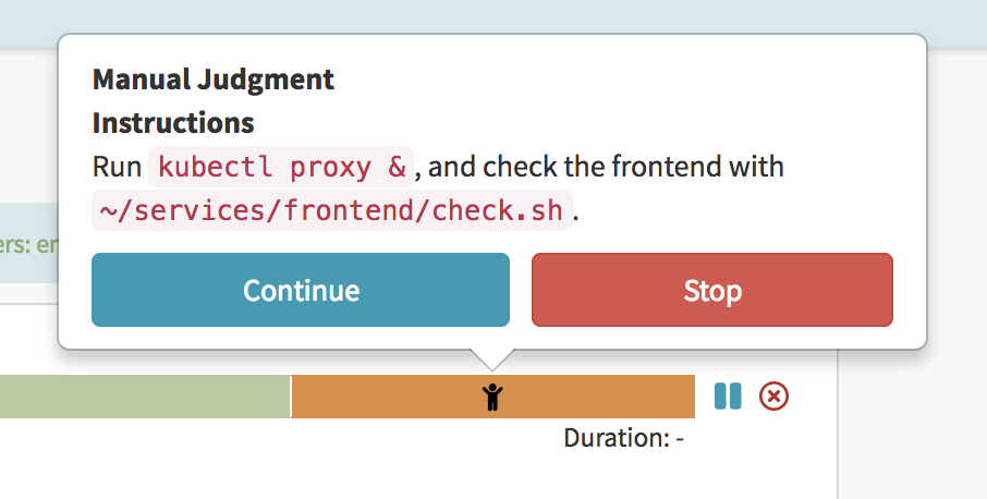 "Continue" button in "Manual Judgement" should be on the right side ...