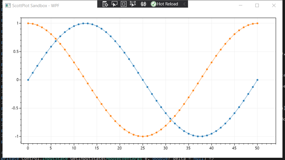 WPF Plot Stops Refreshing Until Mouse Panning Stops · Issue #1387 · ScottPlot/ScottPlot · GitHub
