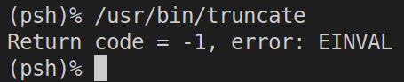 ext2, dummyfs: truncate sets wrong errno, when passing a directory in the `path` argument ...