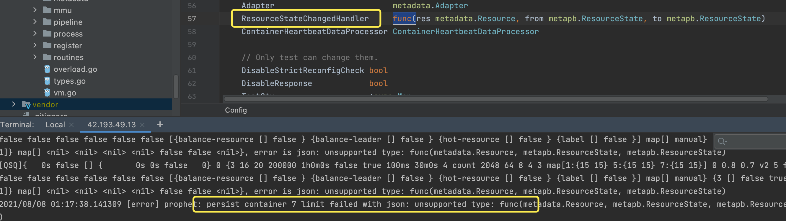ResourceStateChangedHandler Serialization Failed · Issue #85 · matrixorigin/matrixcube · GitHub