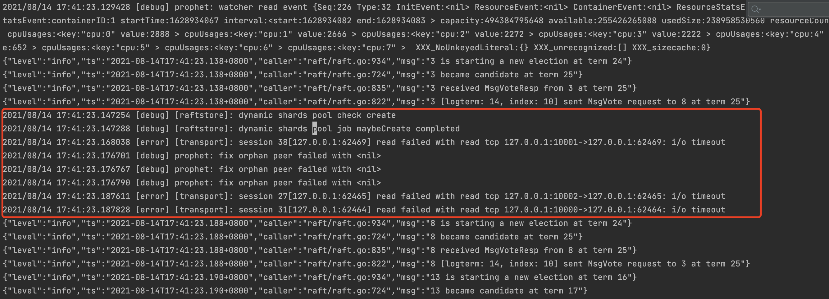 ShardPool created shards failed when TickInterval set to 20ms on MacOS · Issue #101 ...
