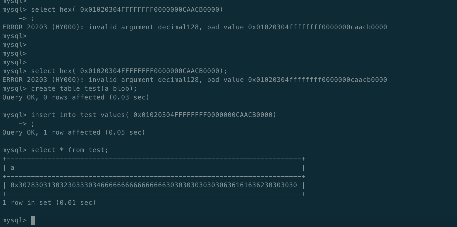 Bug Bug Related To Handling Data Startswith `0x` · Issue 5346 · Matrixoriginmatrixone · Github
