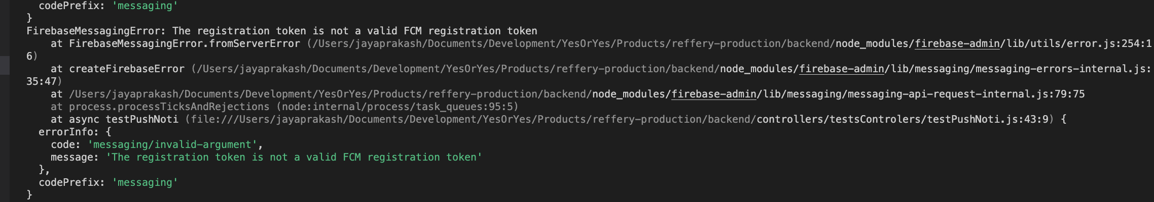 On Ios Invalid FCM token Error! · Issue #1438 · ionic-team/capacitor ... On Ios Invalid FCM token Error! · Issue #1438 · ionic-team/capacitor ...