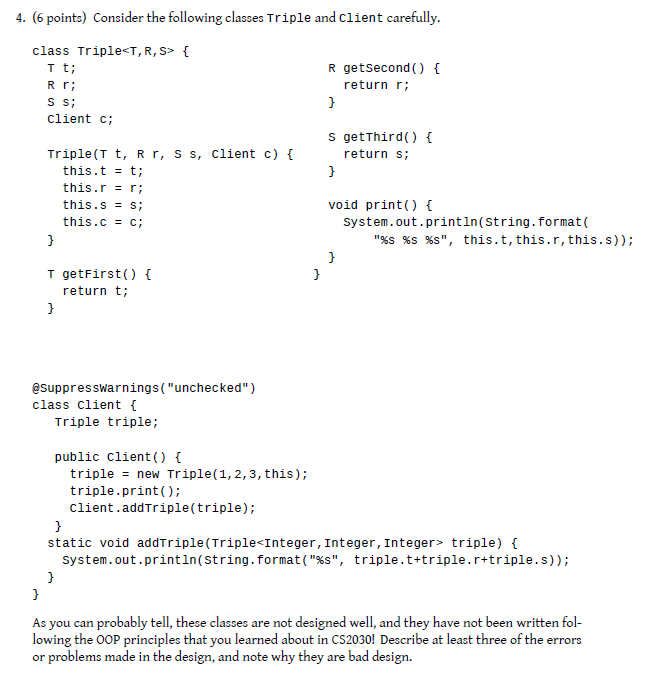 1930SEM1-CS2030 (Special Sem 1) Question 4 · Issue #285 · nus-cs2030 ...