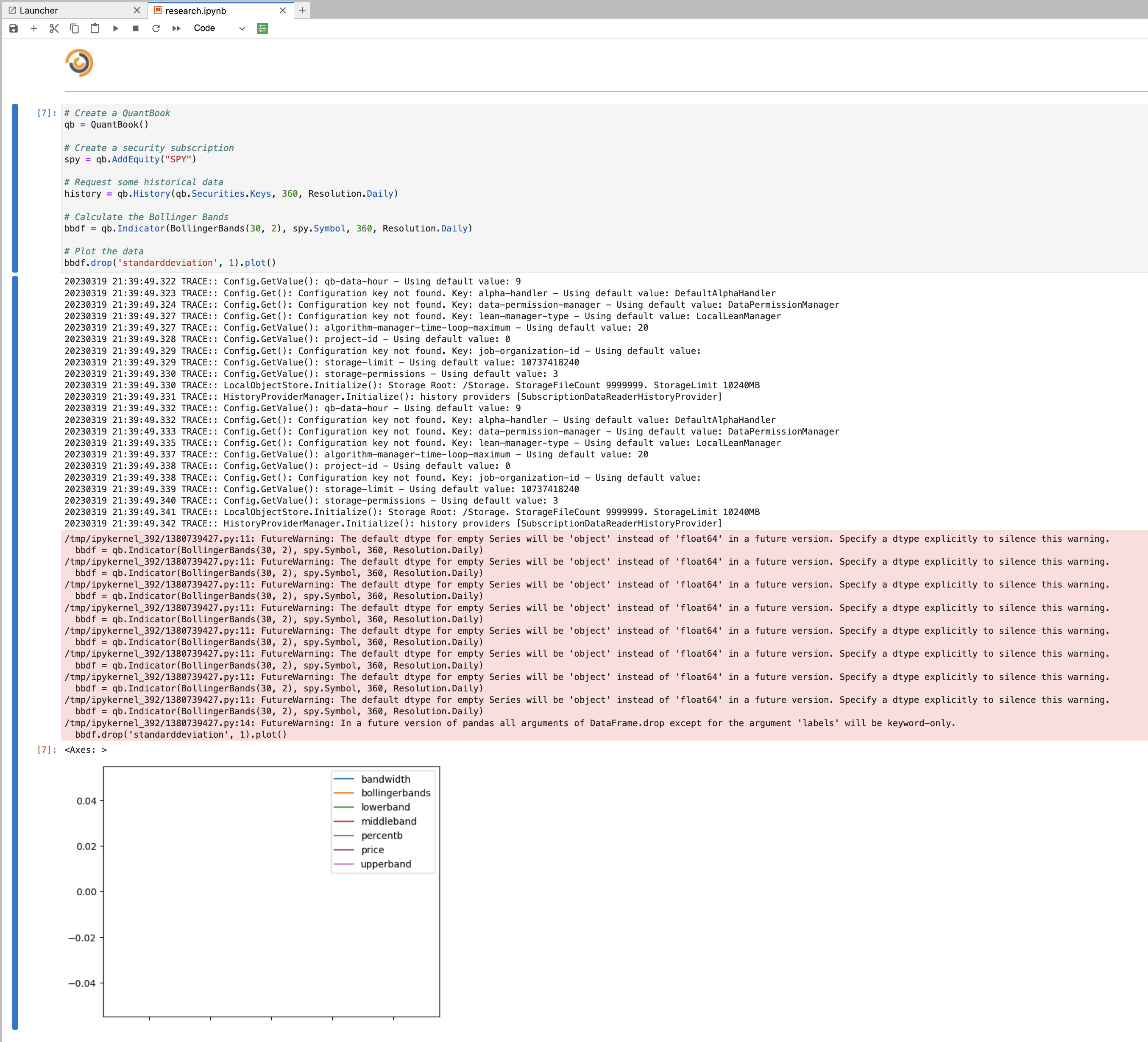 Unable To Render Charts In Local Research Environment · Issue 7094 · Quantconnect Lean · Github