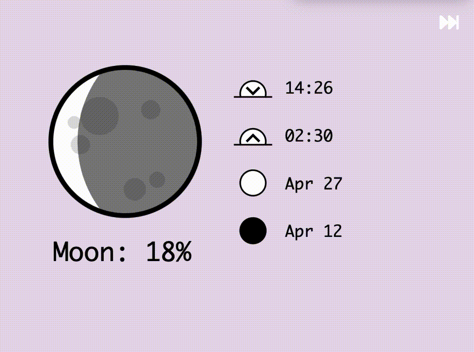 GitHub - thaonp279/moon-sun-simulation: Simulate the position of the ...