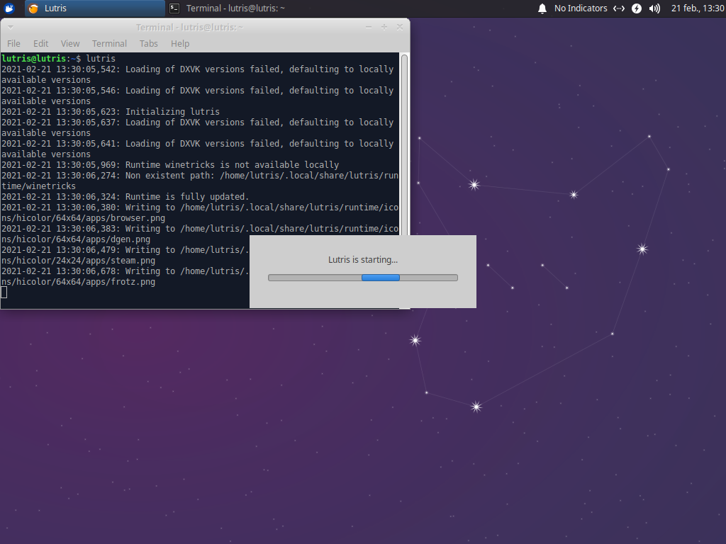 Suppress ‘Lutris is starting…’ dialog when running from a terminal · Issue #3436 · lutris/lutris ...