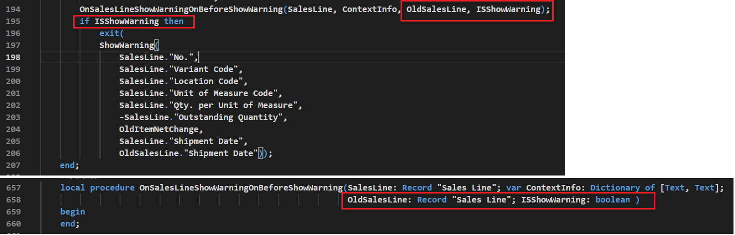 [Event Request] CodeUnit 311 - Item-Check Avail. - SalesLineShowWarning ...