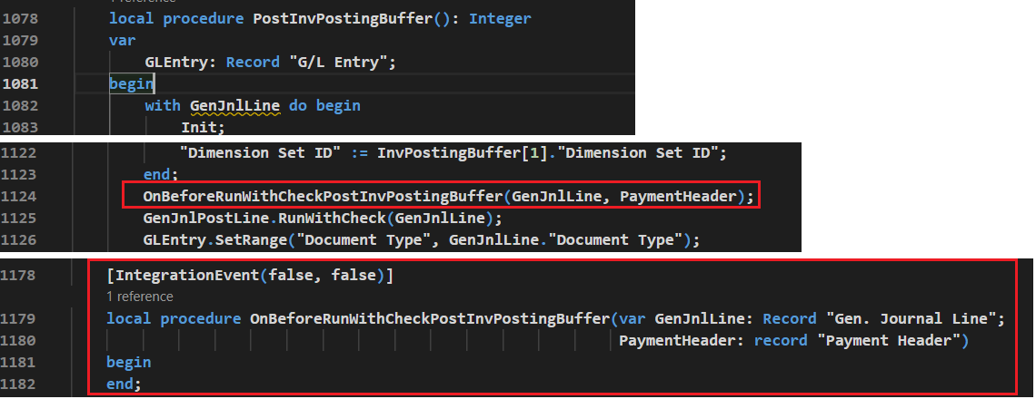 [Event Request] CodeUnit 10860 - Payment Management - PostInvPostingBuffer ...
