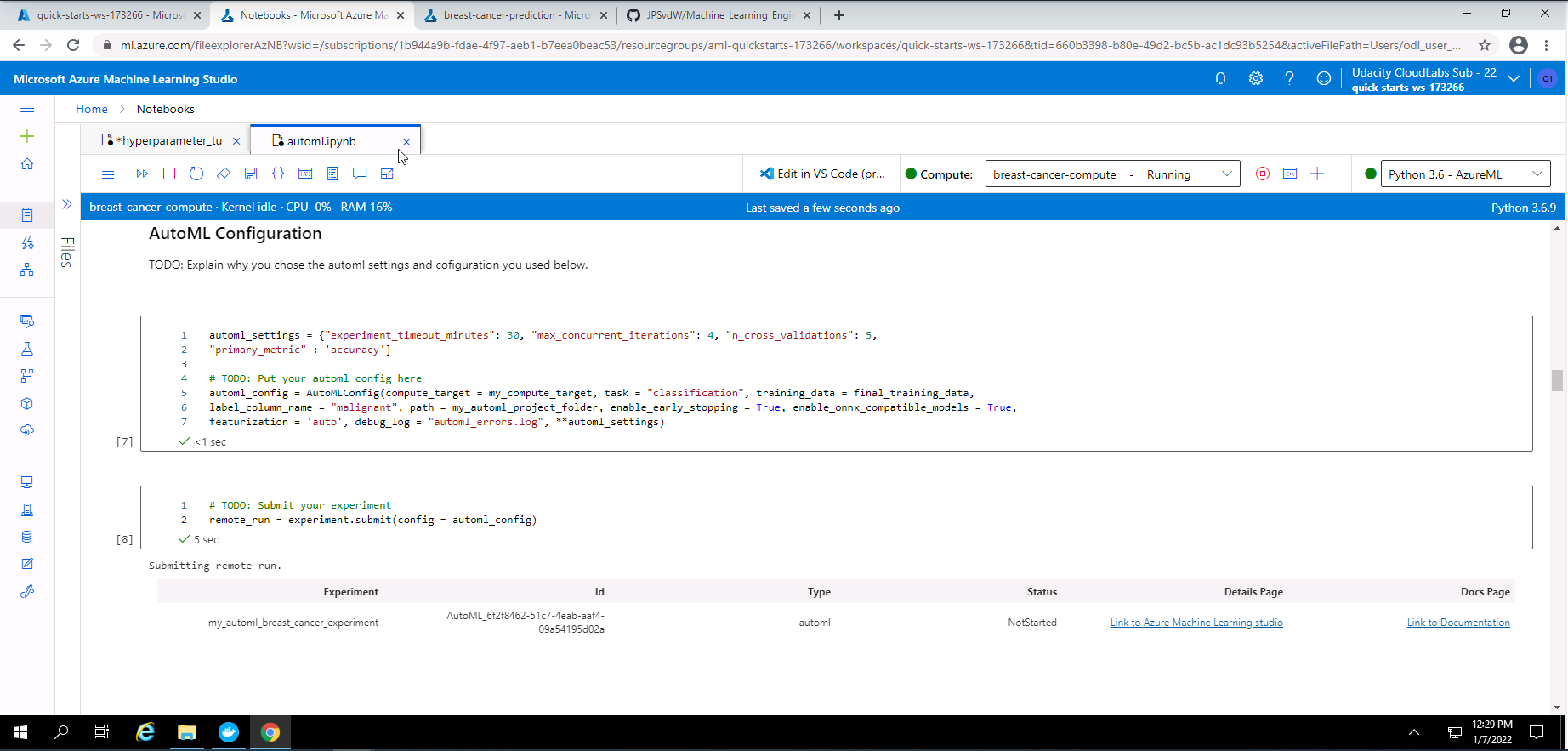 GitHub - JPSvdW/Capstone_Azure_Machine_Learning_Engineer: This is the repository for the final ...