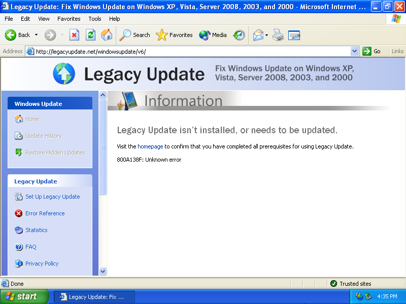 ActiveX Error? · Issue #77 · LegacyUpdate/LegacyUpdate · GitHub