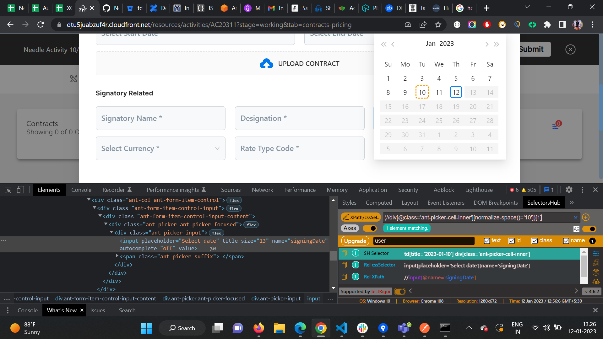 [BUG] Calendar date is not working in PW js · Issue #20064 · microsoft/playwright · GitHub