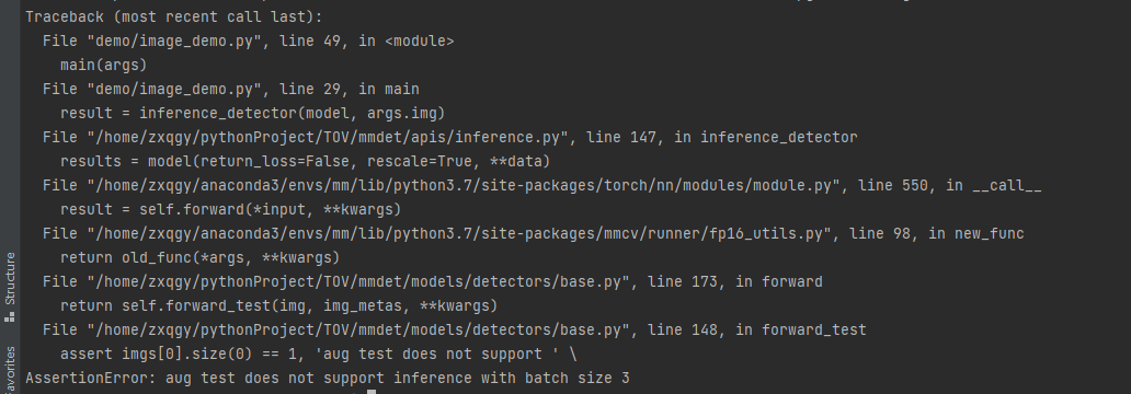 demo.py 文件运行存在问题 · Issue #6899 · open-mmlab/mmdetection · GitHub