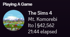 GitHub - Otakubuns/Sims4-DRP: Discord Rich Presence for The Sims 4