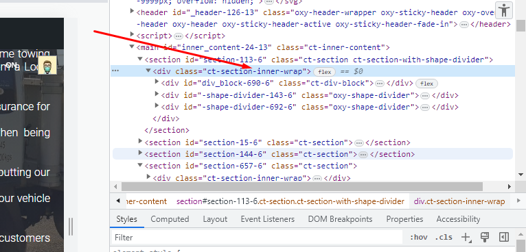 Need access to inner container · Issue #3351 · soflyy/oxygen-bugs-and-features · GitHub