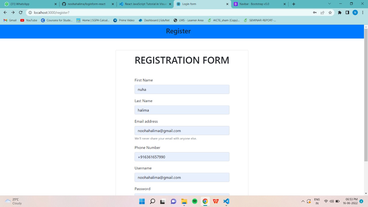 GitHub - noohahalima/react-loginforms