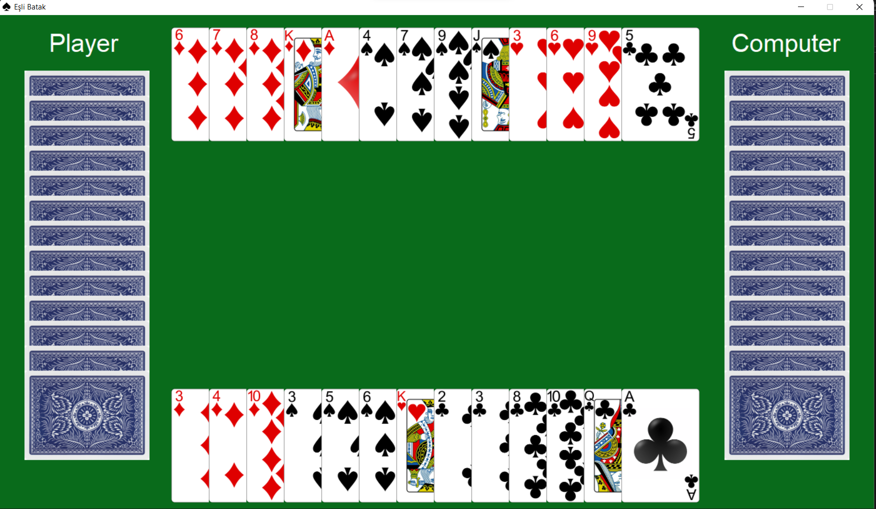 GitHub - hsynsarsilmaz/Esli-Batak: Popular Turkish Card Game