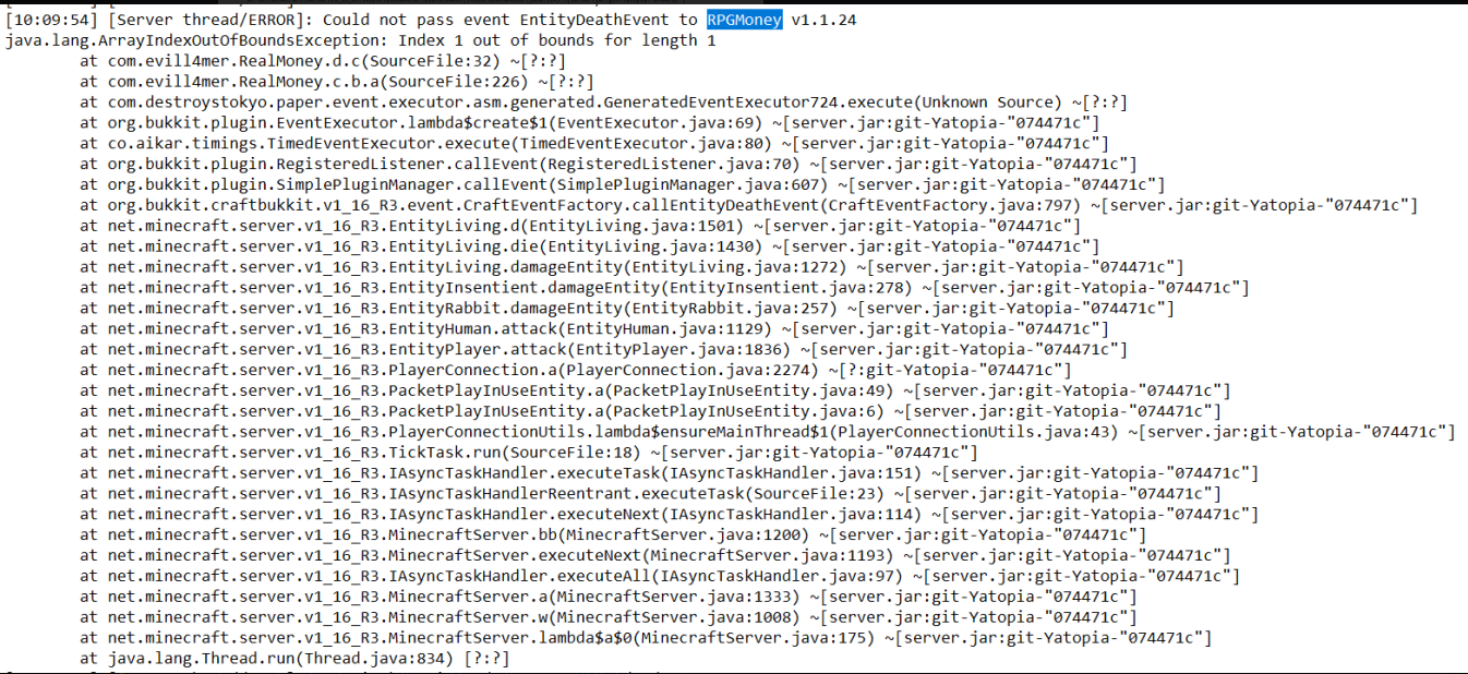 Error · Issue #2 · PluginBugs/Issues-RPGMoney · GitHub