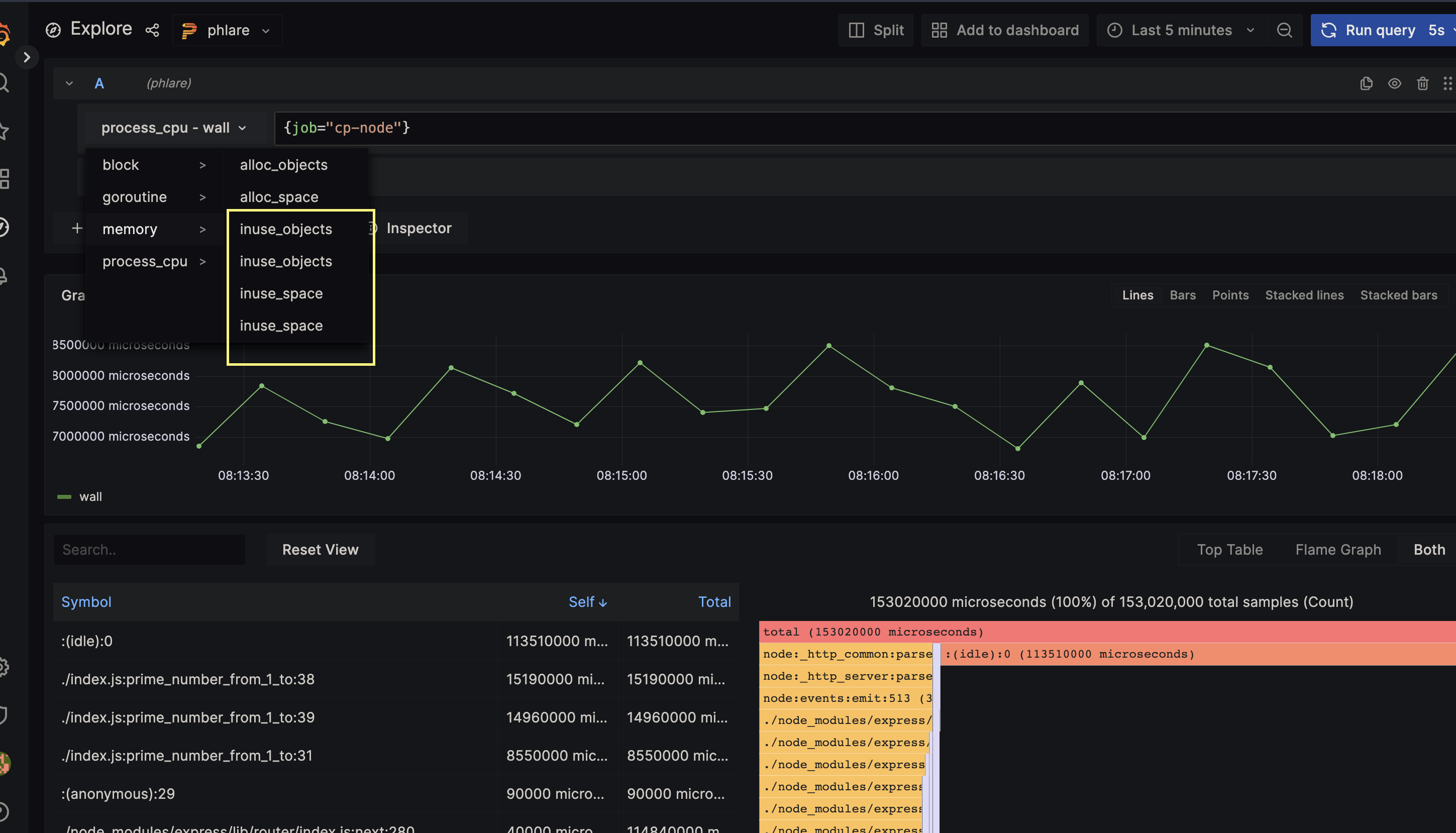 Integration for Nodejs seems to work, but "Select Profile type" dropdown seems buggy · Issue ...