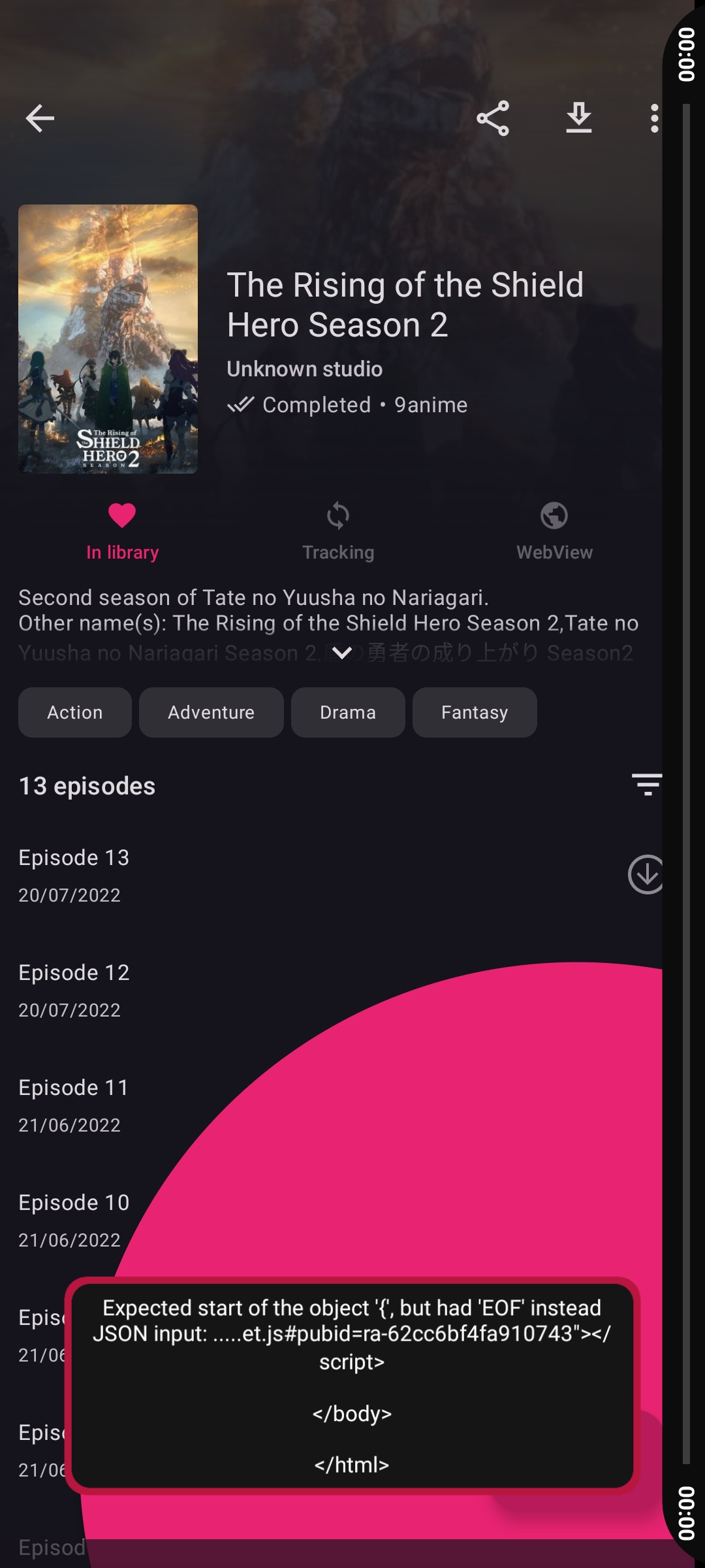 [Bug] : · Issue #697 · aniyomiorg/aniyomi-extensions · GitHub