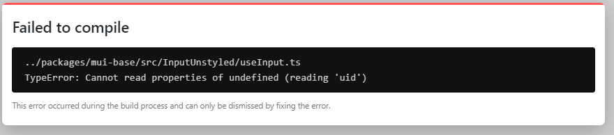 [core] Error after installing yarn · Issue #32249 · mui/material-ui · GitHub