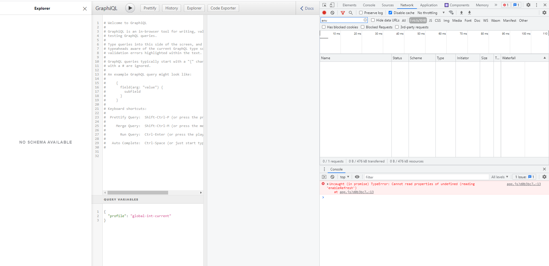 Graphiql No Schema Available · Issue 33169 · Gatsbyjsgatsby · Github