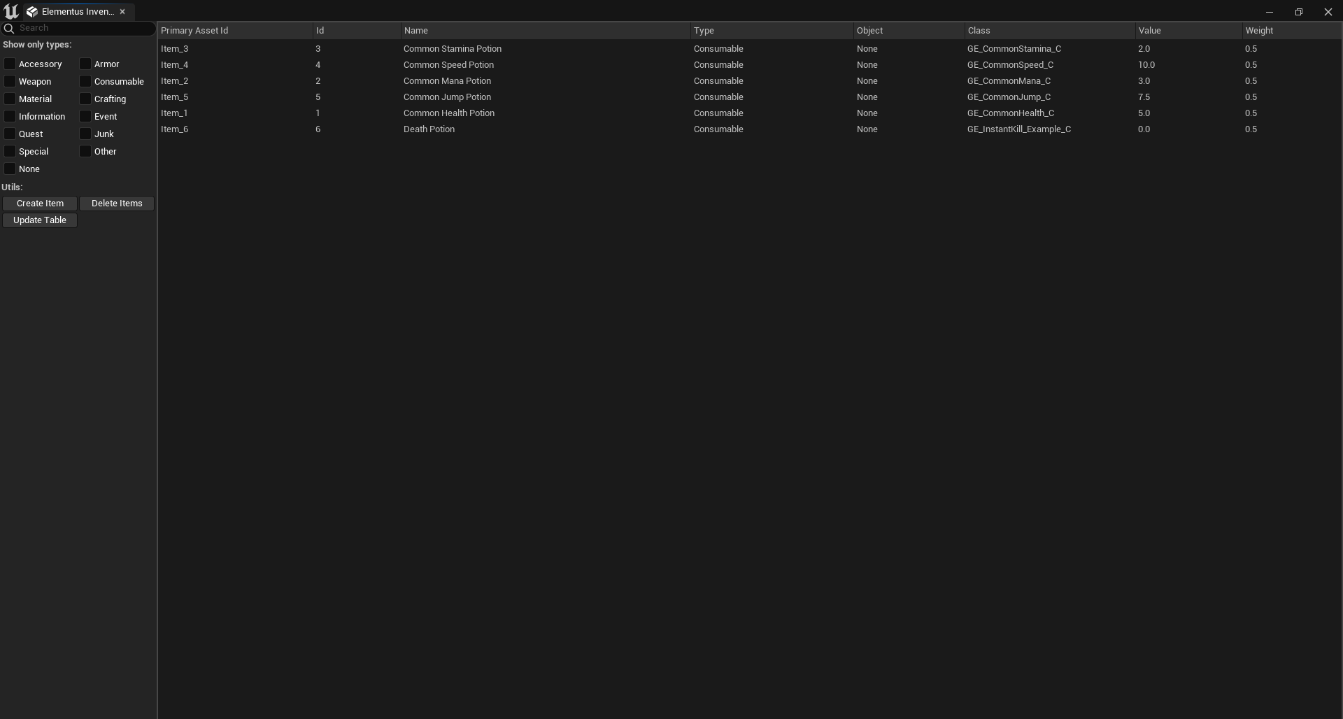 GitHub - lucoiso/UEElementusInventory: Unreal Engine plugin that provides a Data-Driven ...