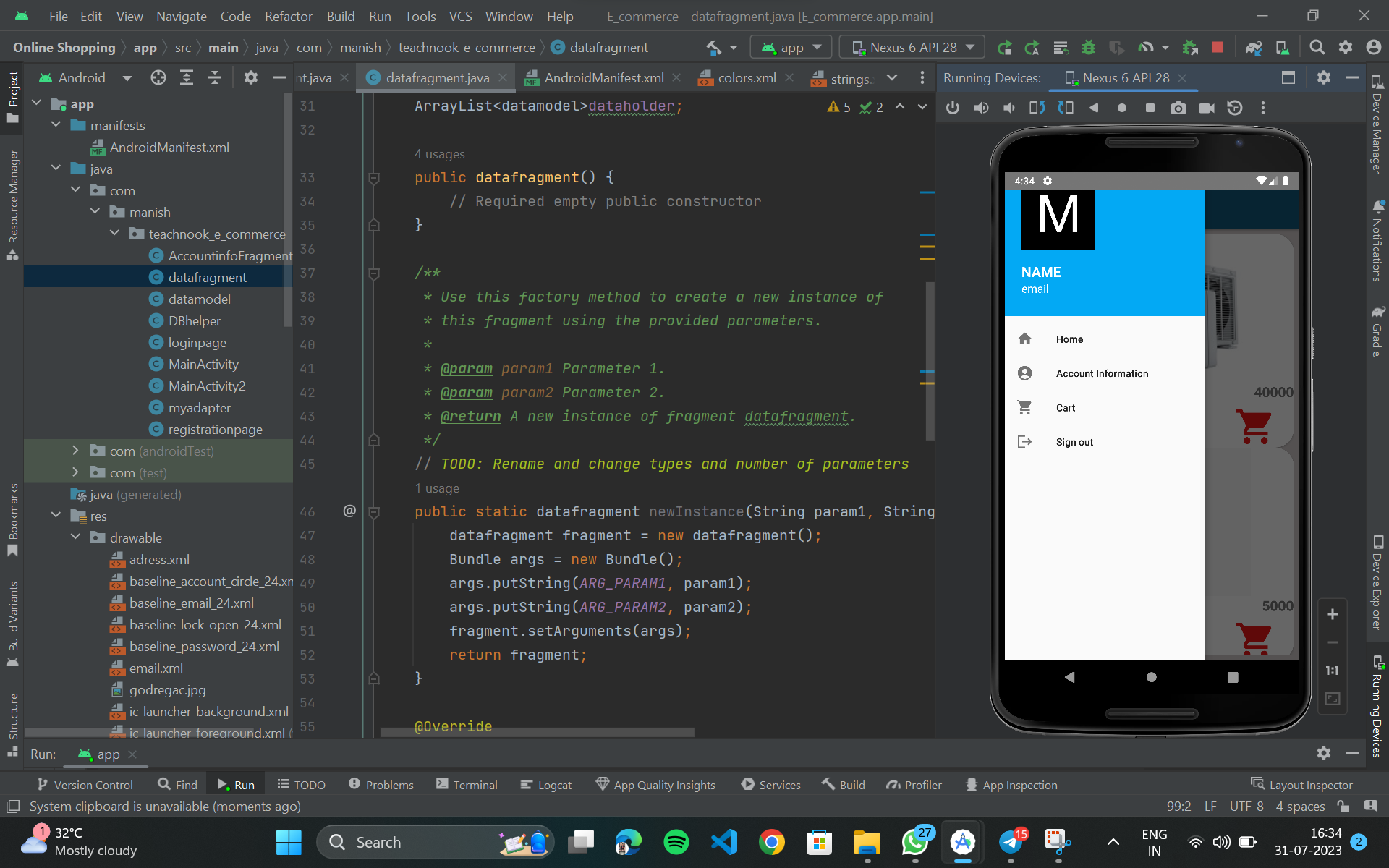 GitHub - manishraj27/Android_Shopping_App