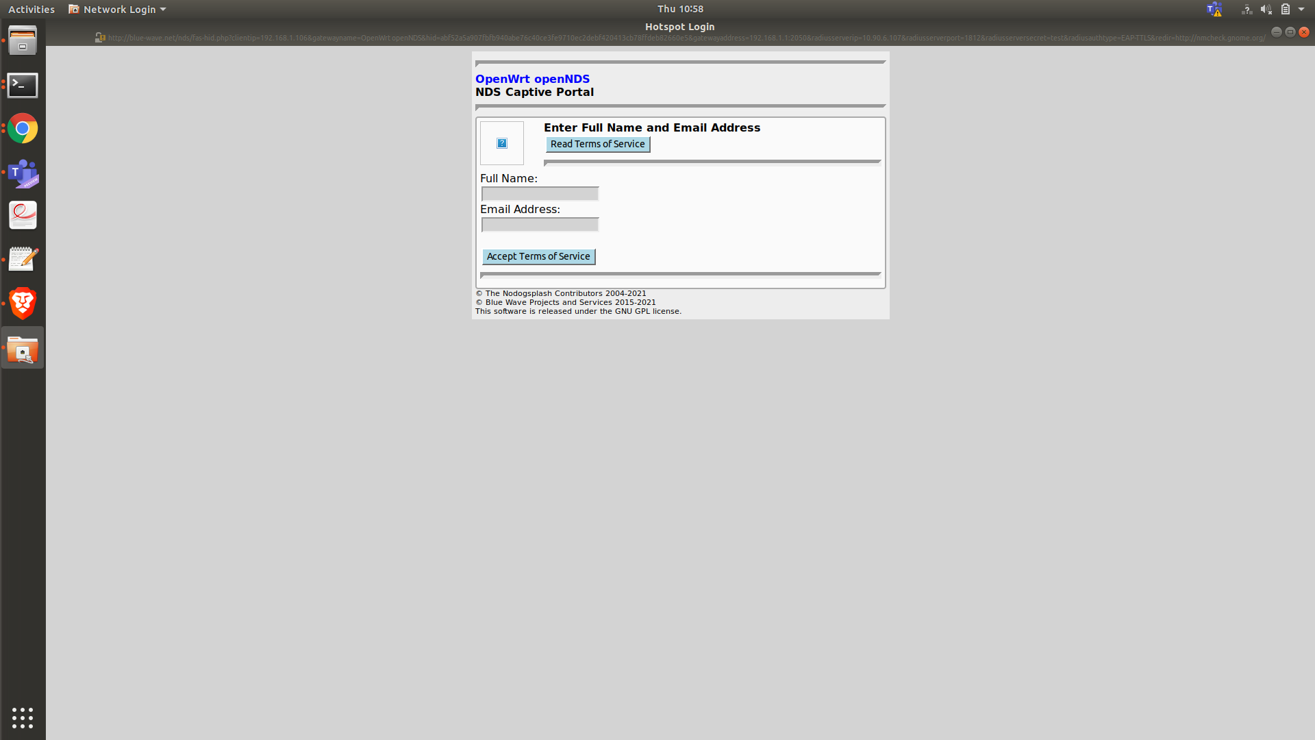 Setting Up a Remote FAS? · Issue #141 · openNDS/openNDS · GitHub