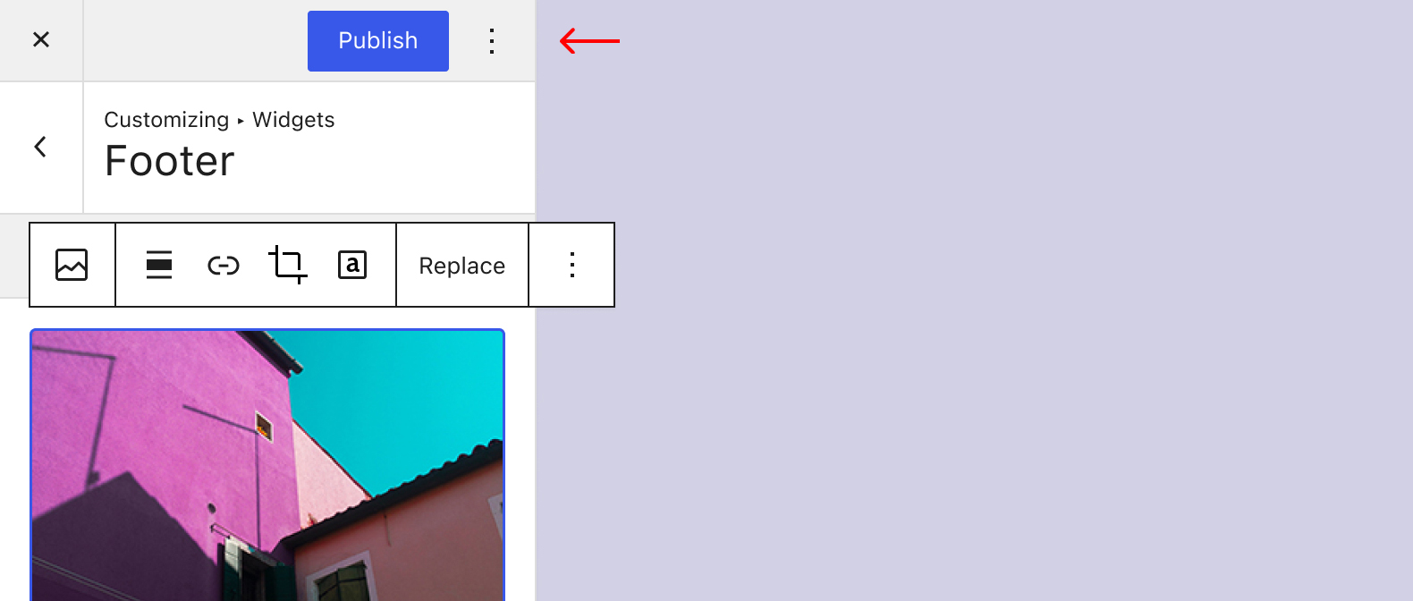 Customizer Widgets: move ellipses menu to Customizer top bar · Issue #32224 · WordPress ...