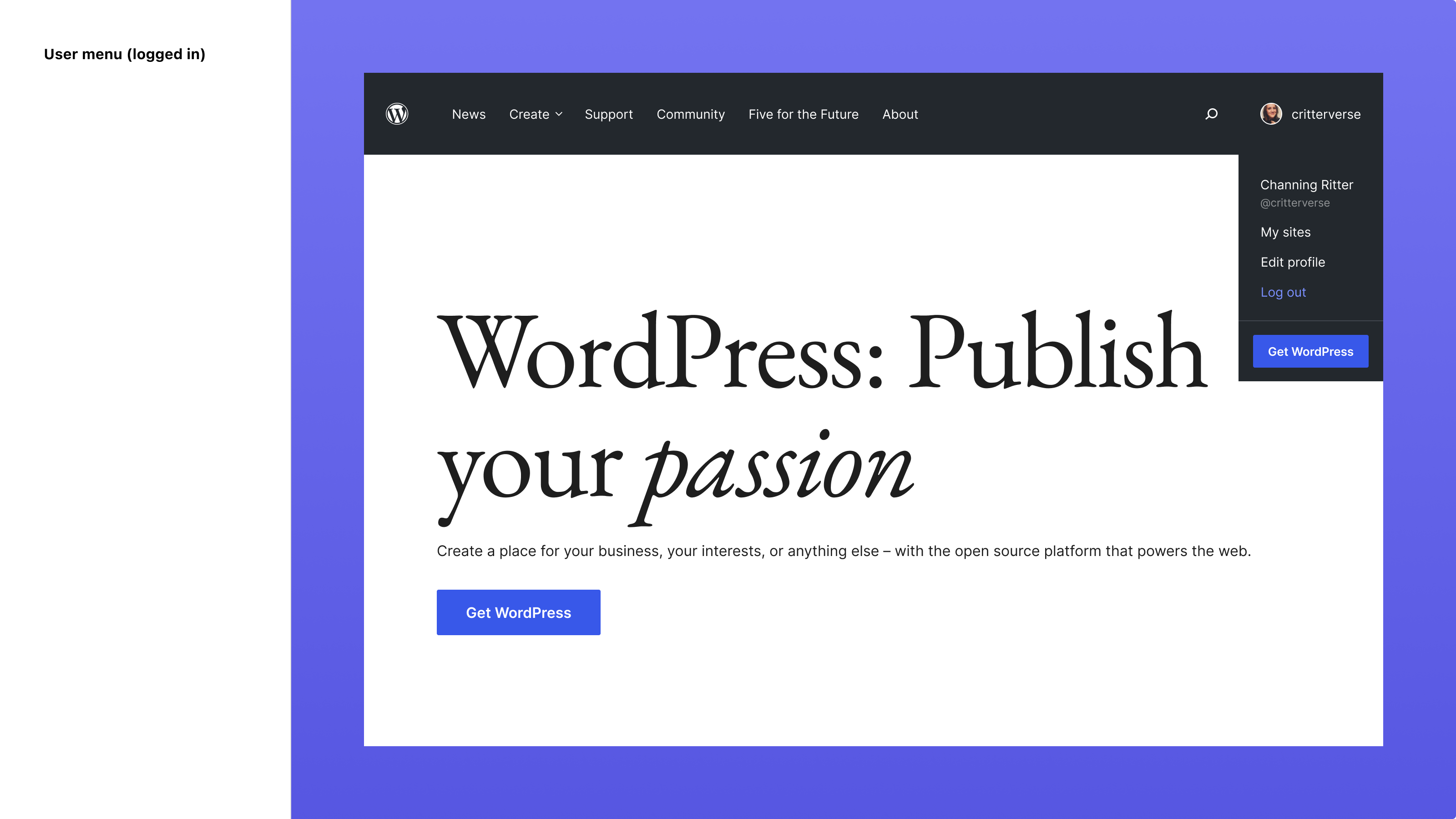 Simplifying the wp-admin bar that appears above the site navigation · Issue #252 · WordPress ...