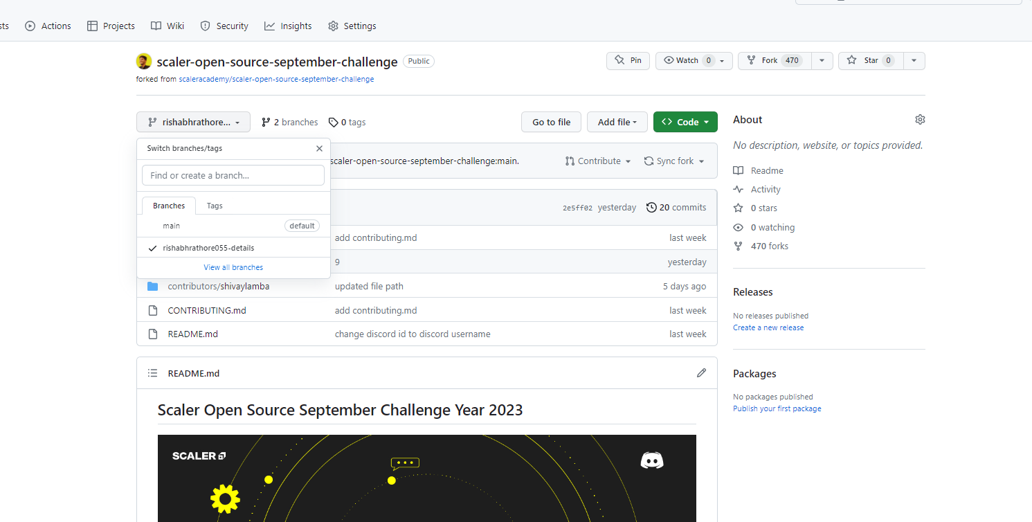 Challenge 1 · Issue #991 · scaleracademy/scaler-open-source-september-challenge · GitHub