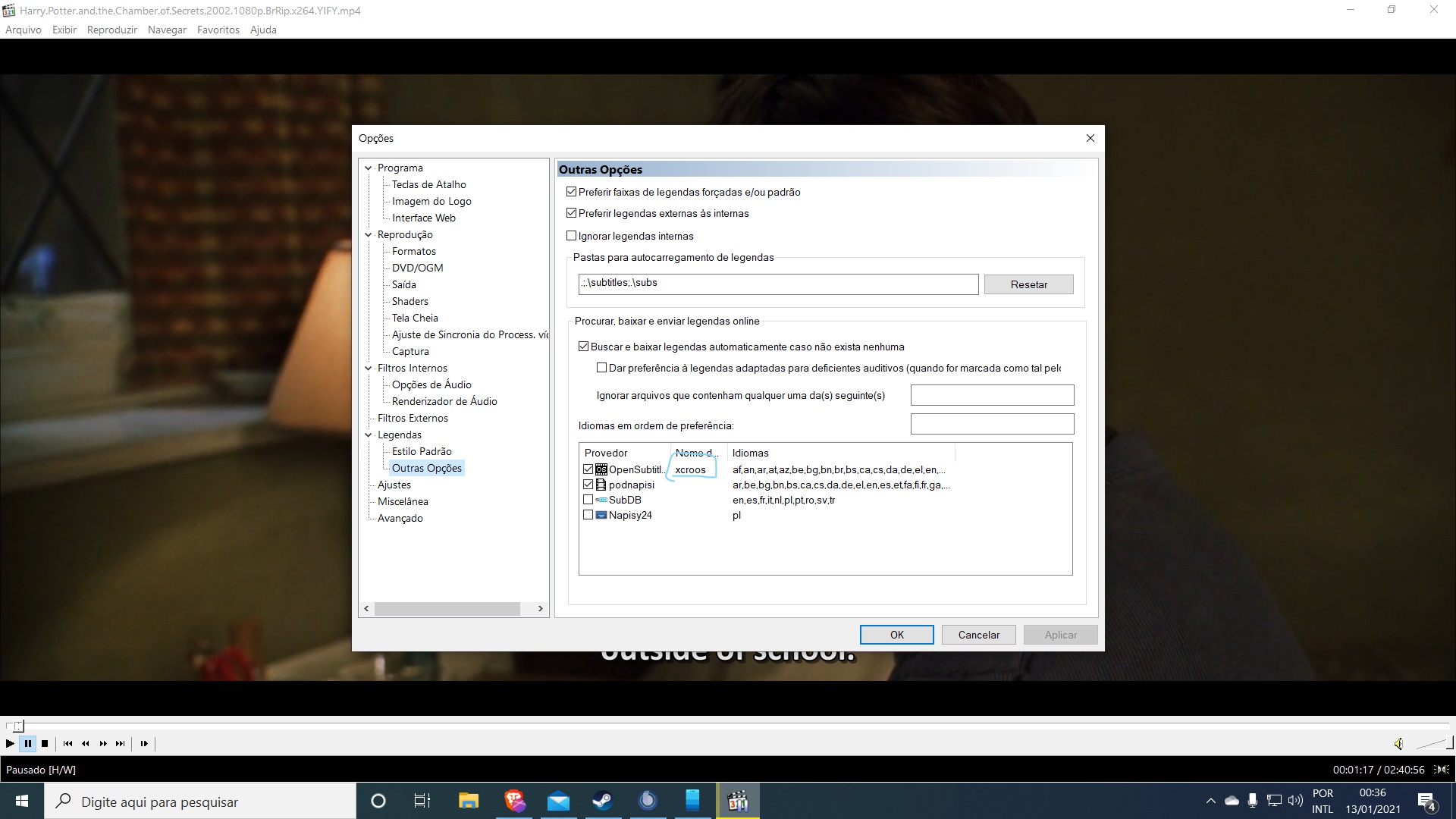never find subtitles from OpenSubtitles · Issue #843 · clsid2/mpc-hc · GitHub