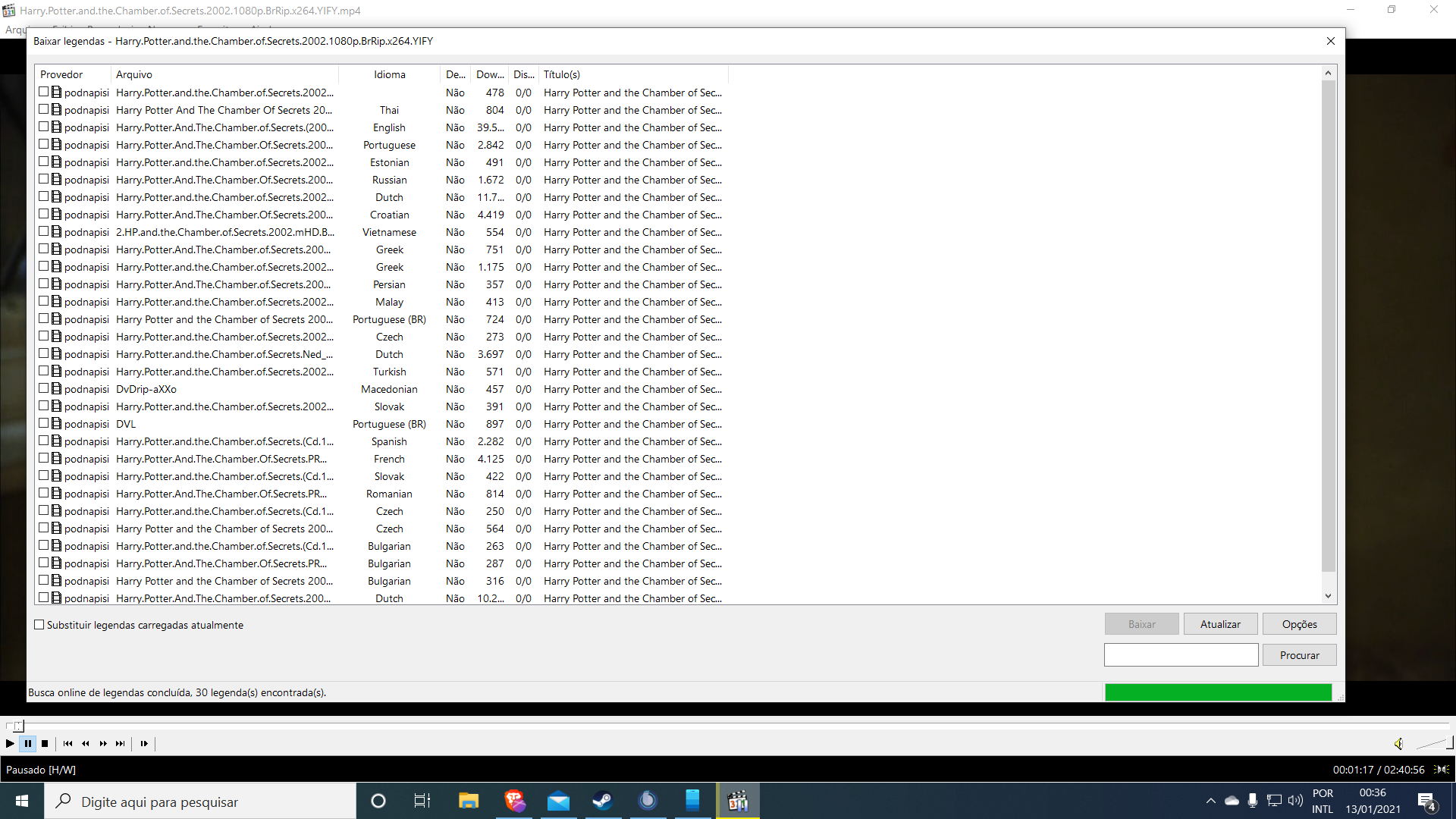 never find subtitles from OpenSubtitles · Issue #843 · clsid2/mpc-hc · GitHub