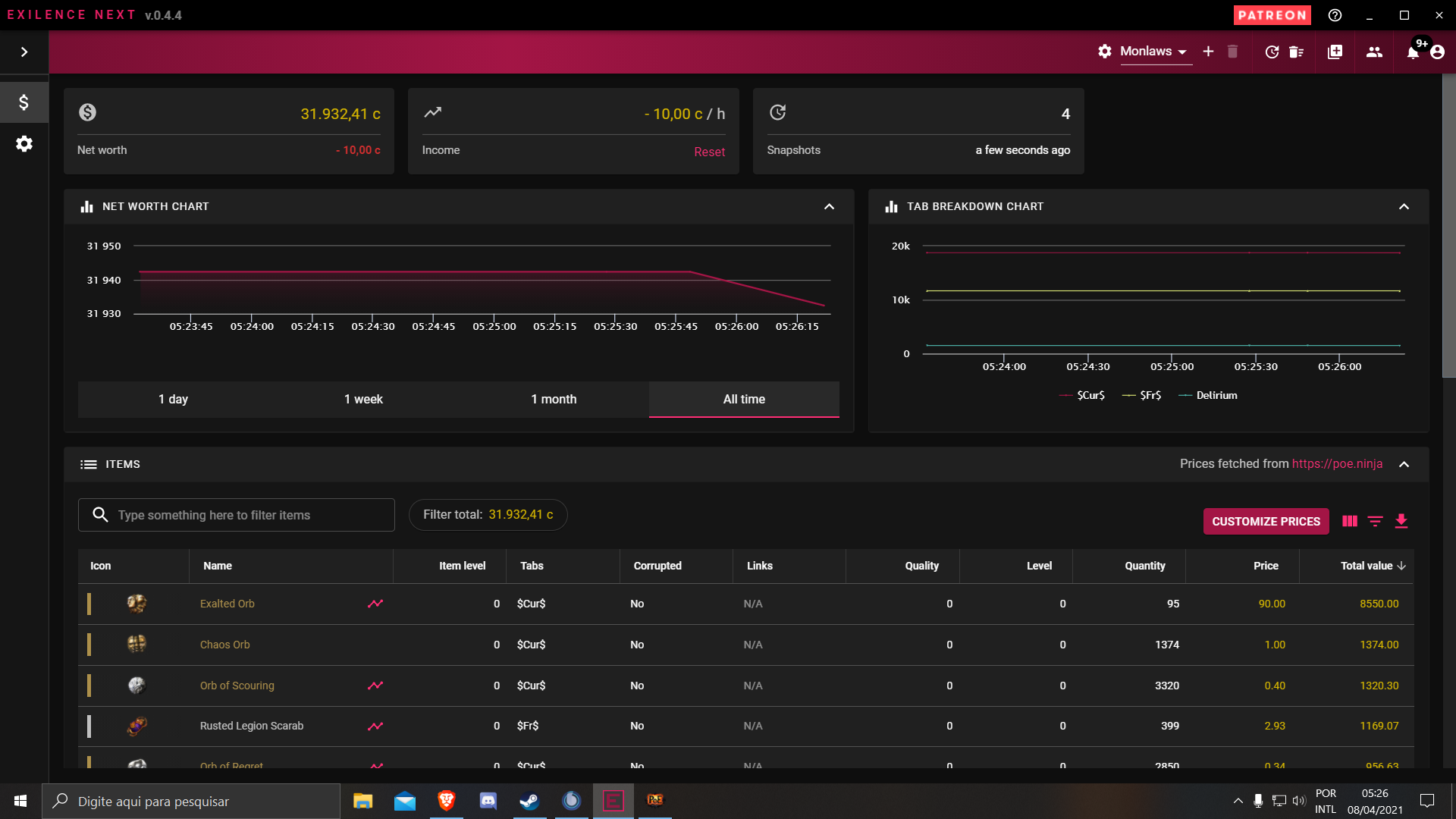 Exilence next does not recognises my mirror shard · Issue #656 · viktorgullmark/exilence-next ...