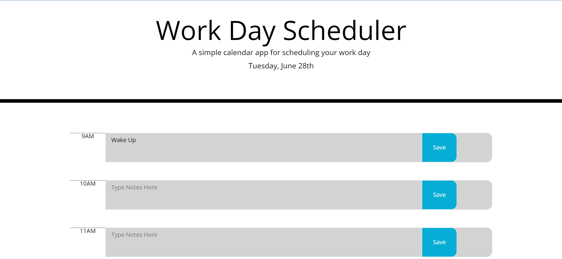GitHub - mlmcdan1/WorkDay-Schedule