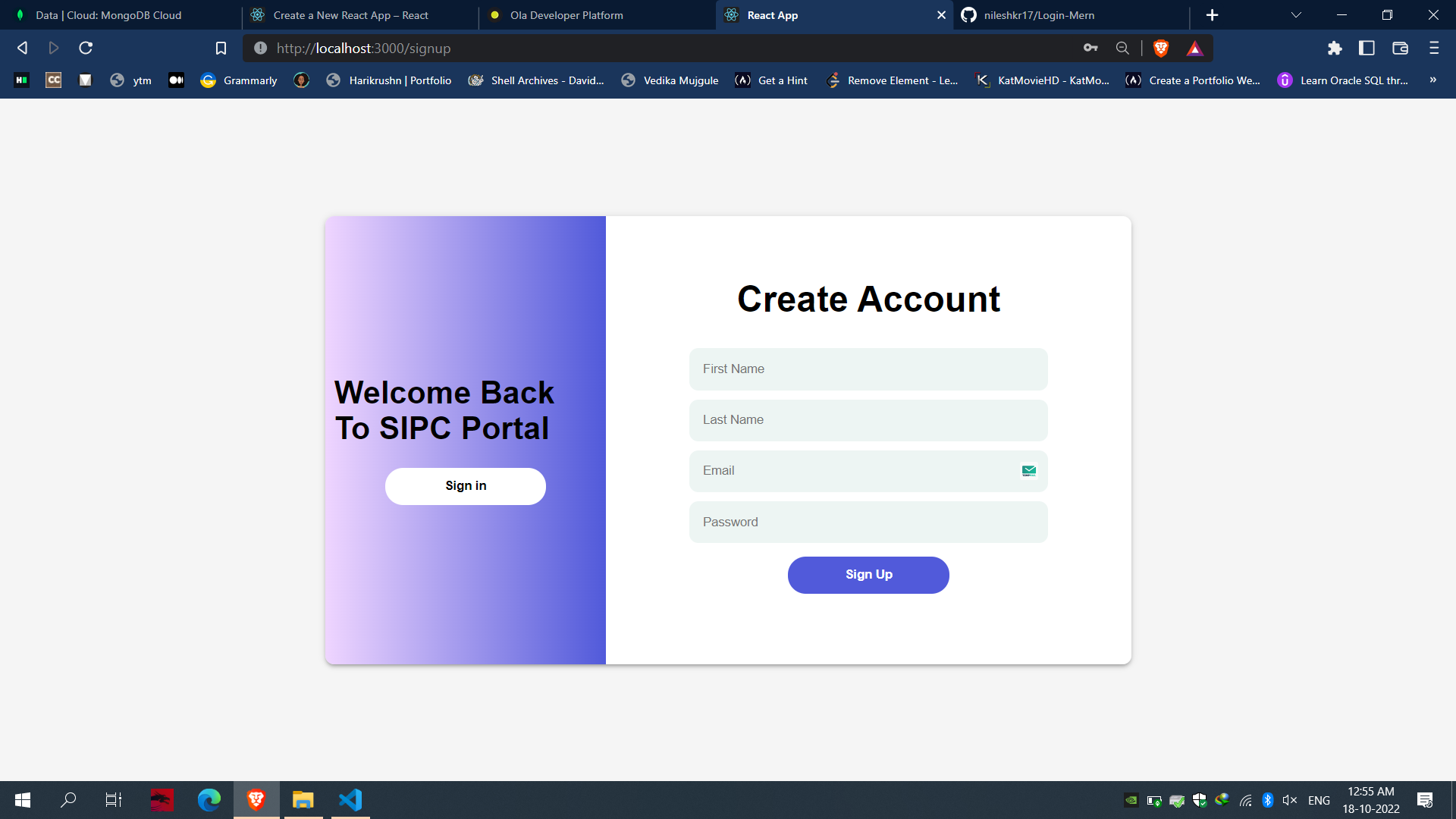 GitHub - nileshkr17/Login-Mern