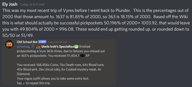 Vyre Thieving Issue · Issue #1618 · oldschoolgg/oldschoolbot · GitHub