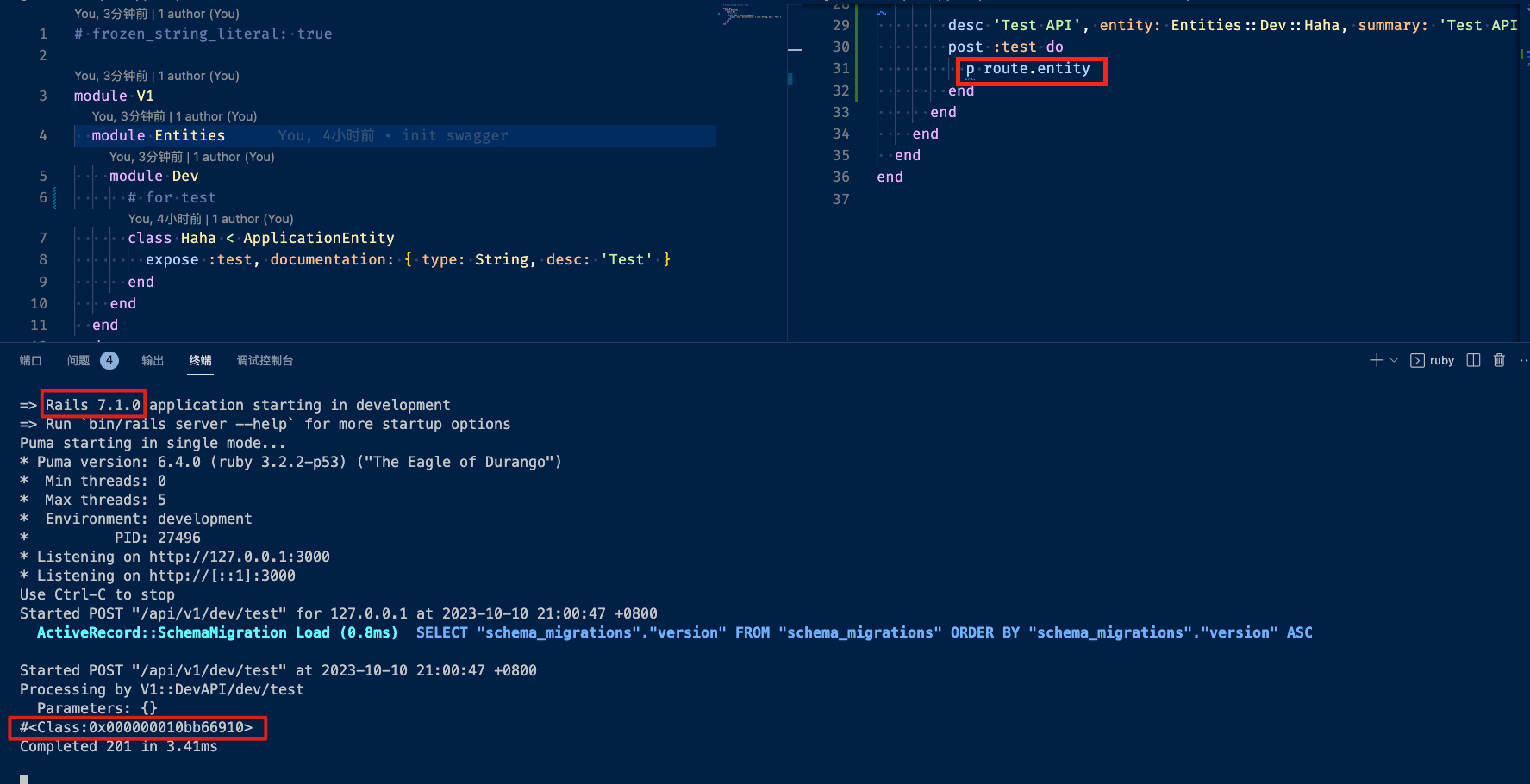 `route.entity` can not get entity class in Rails 7.1 · Issue #380 · ruby-grape/grape-entity · GitHub