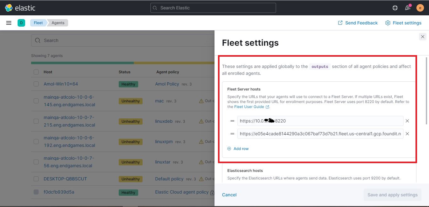 [Fleet Server][Agent]: All already-installed agents go unhealthy when user adds a new Fleet ...