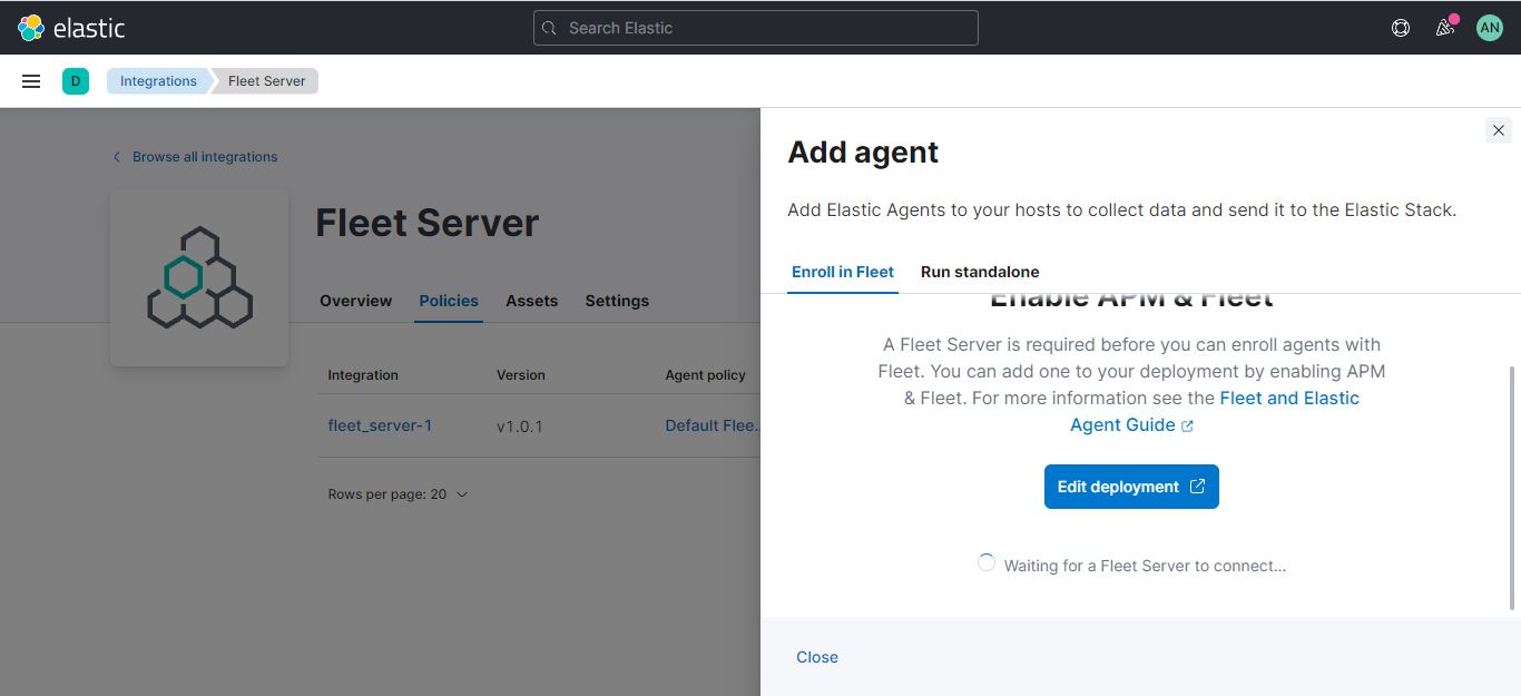 [Fleet]: No command is available under Add Agent flyout to install Fleet Server if `APM & Fleet ...