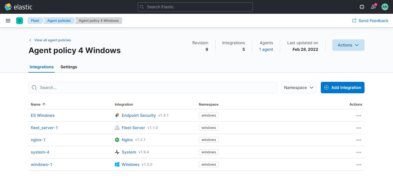 [Fleet]: Agent policy with Fleet Server integration not available under Add Agent flyout ...