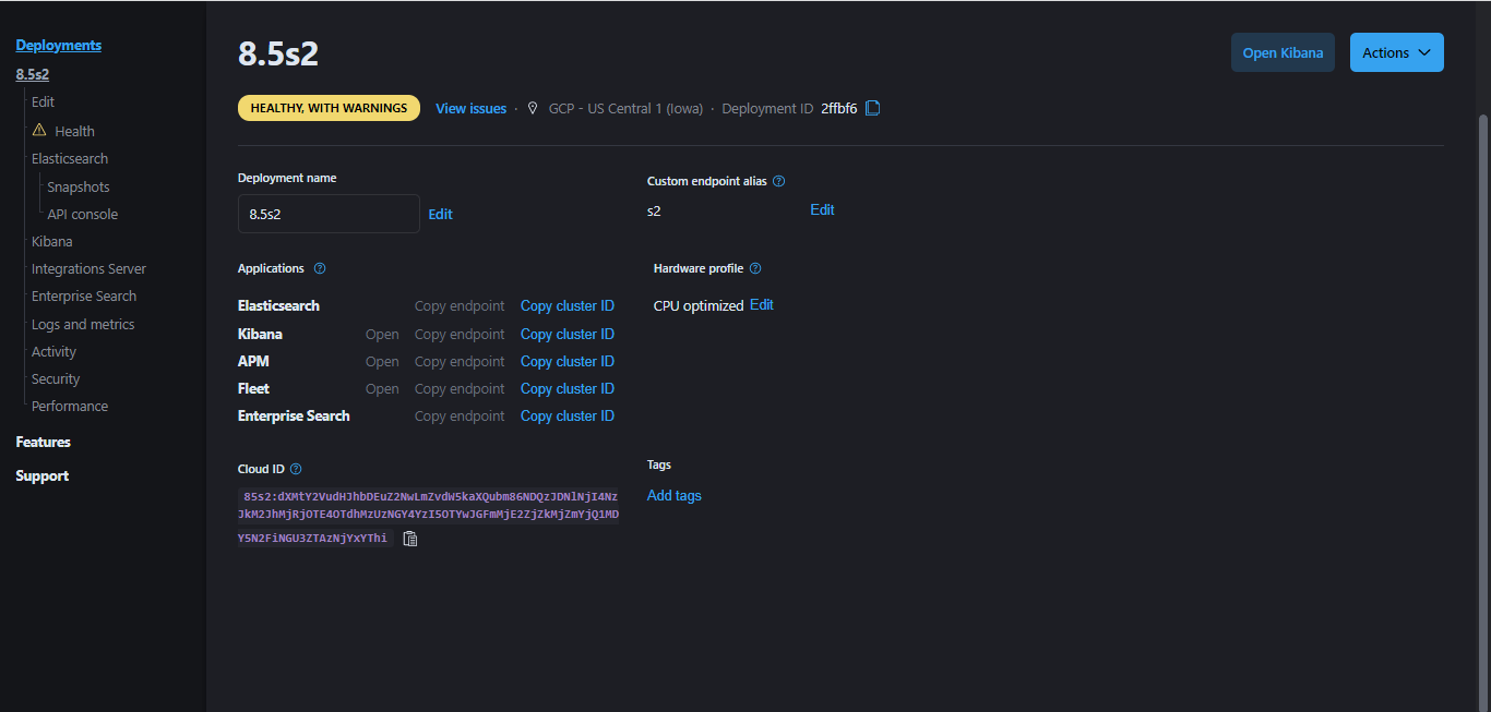 [Fleet]: Hosted Fleet Server is not available on Healthy deployment of 8.5.0-SNAPSHOT build ...