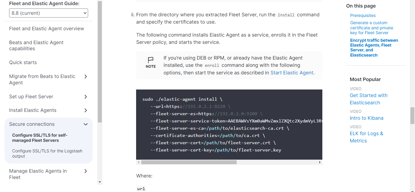 [Fleet]: Example Fleet Server commands are missing `--fleet-server-port=8220`. · Issue #233 ...